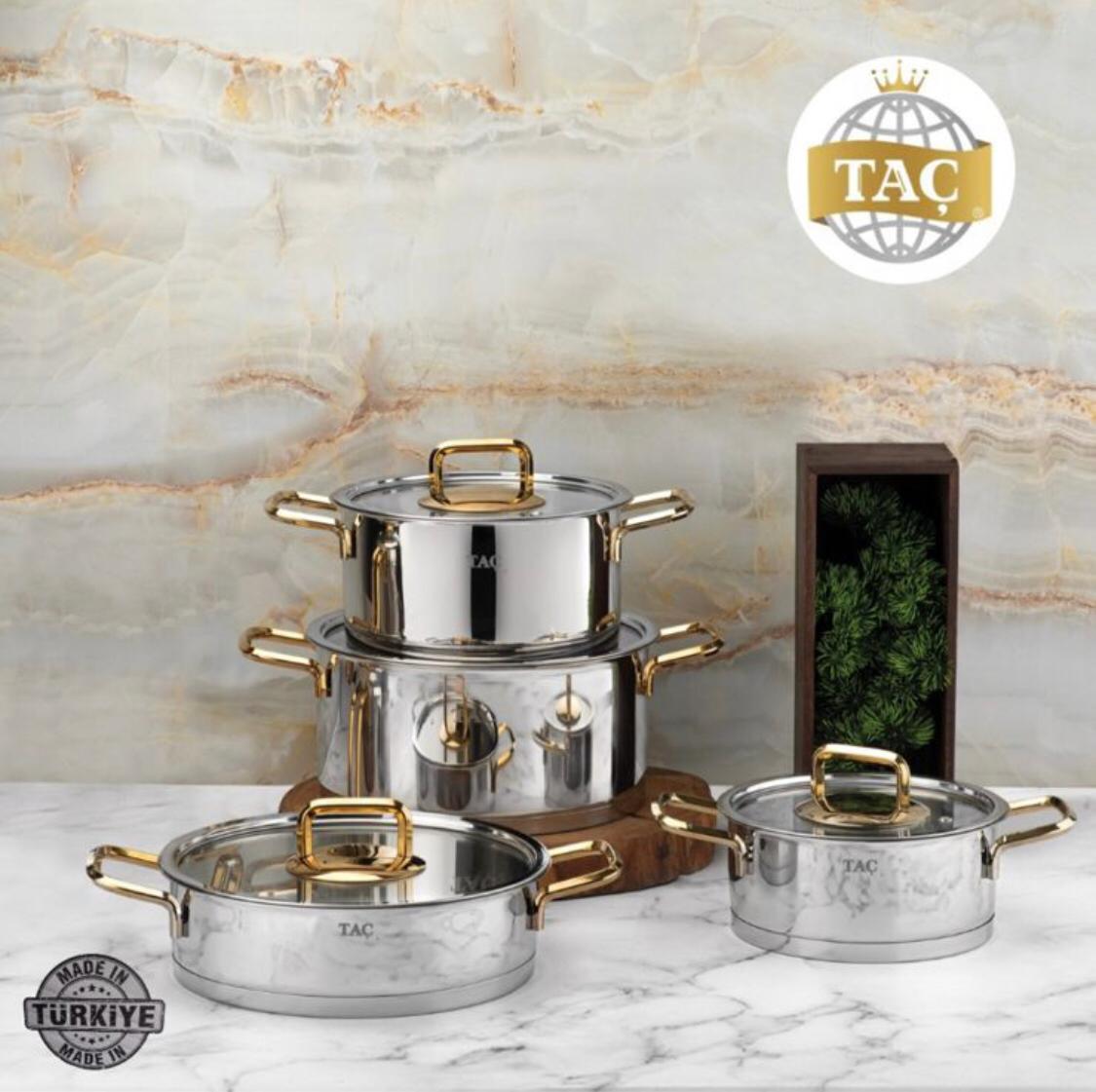 8-piece stainless steel cookware set - TAC